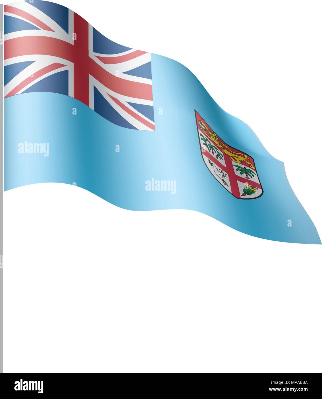 Fiji flag, vector illustration Stock Vector Image & Art - Alamy