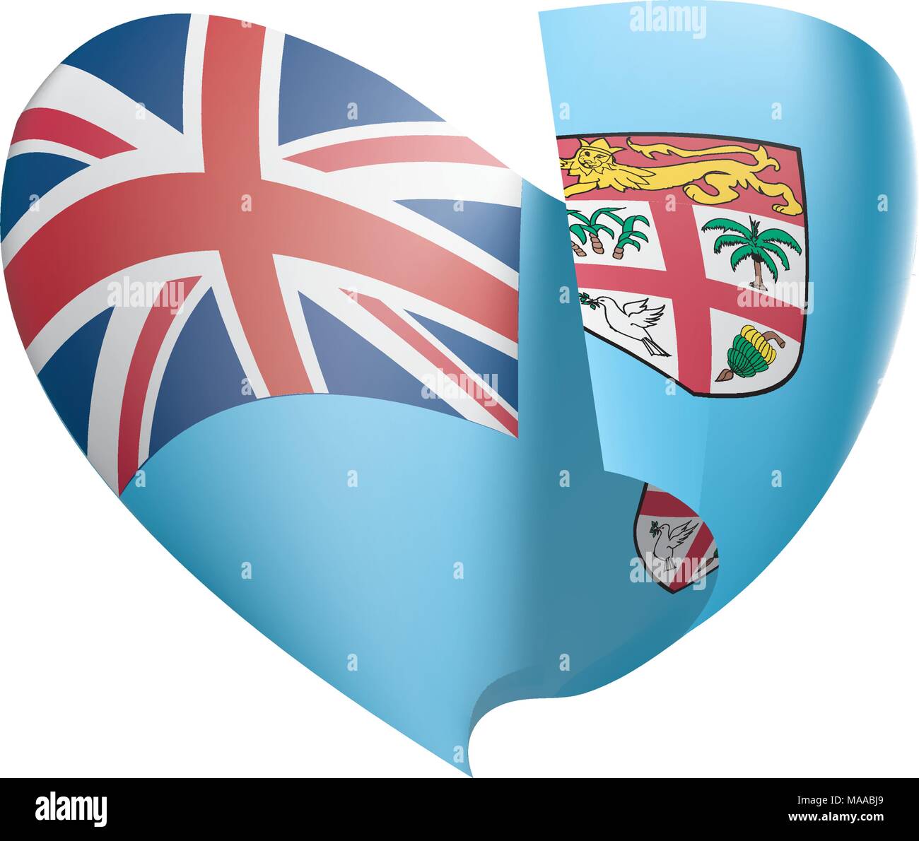 Fiji flag, vector illustration Stock Vector Image & Art - Alamy