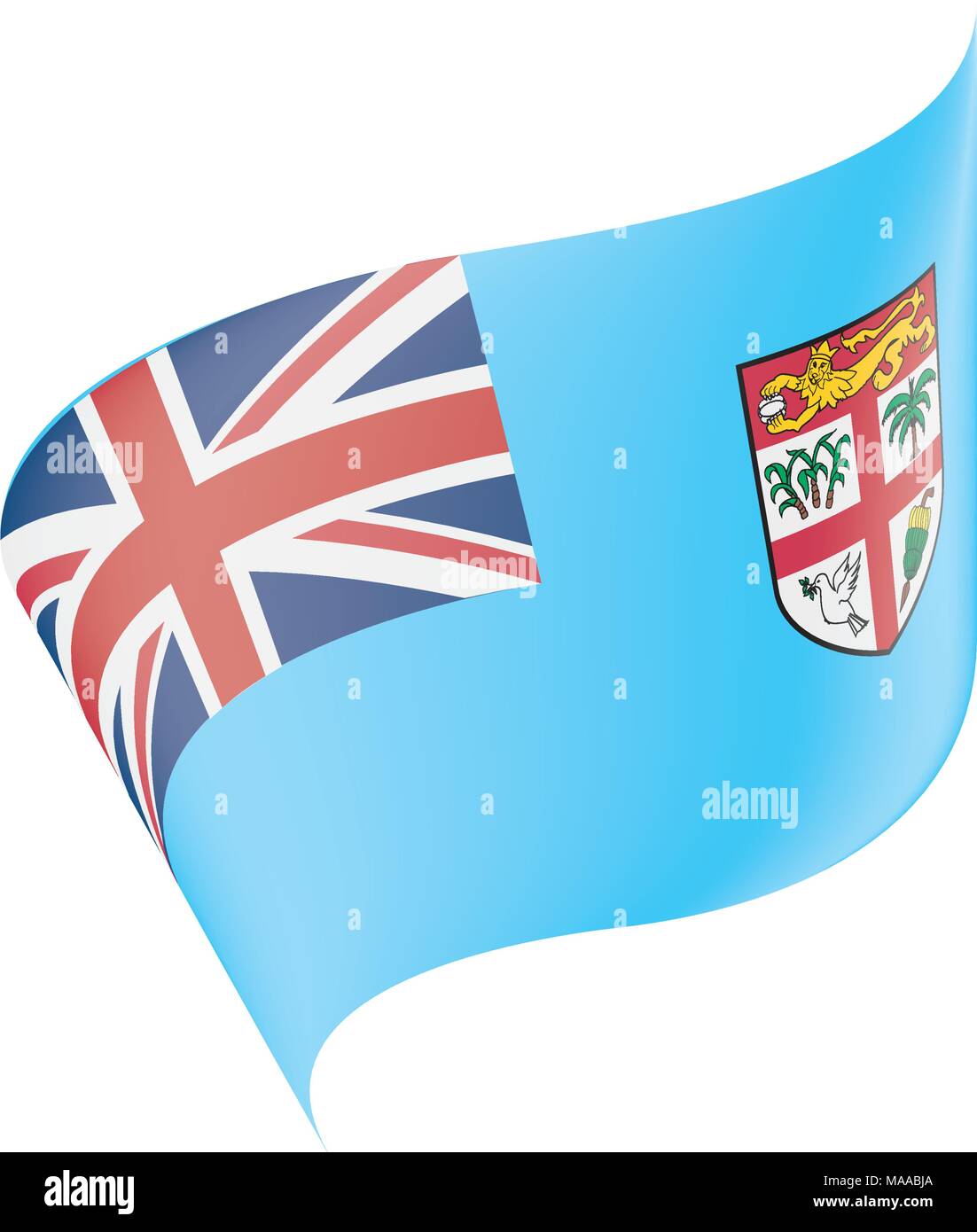 Fiji flag, vector illustration Stock Vector Image & Art - Alamy