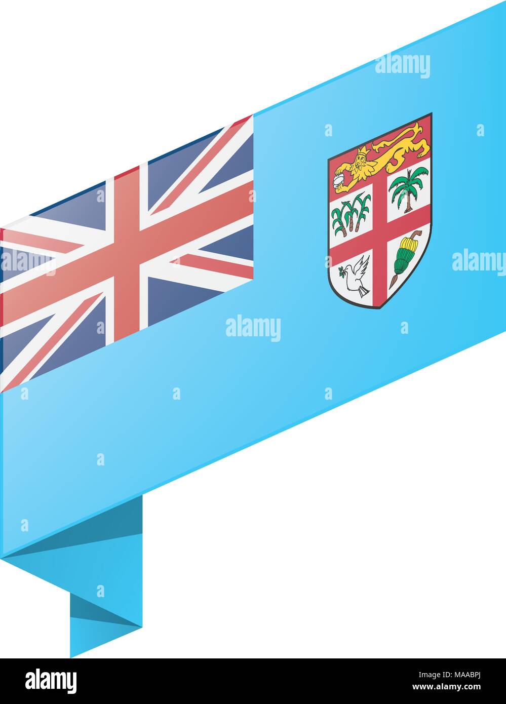 Fiji flag, vector illustration Stock Vector Image & Art - Alamy
