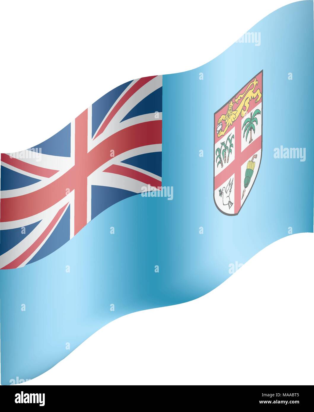 Fiji flag, vector illustration Stock Vector Image & Art - Alamy