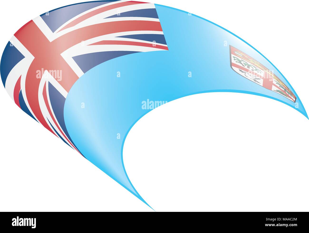 Fiji flag, vector illustration Stock Vector Image & Art - Alamy