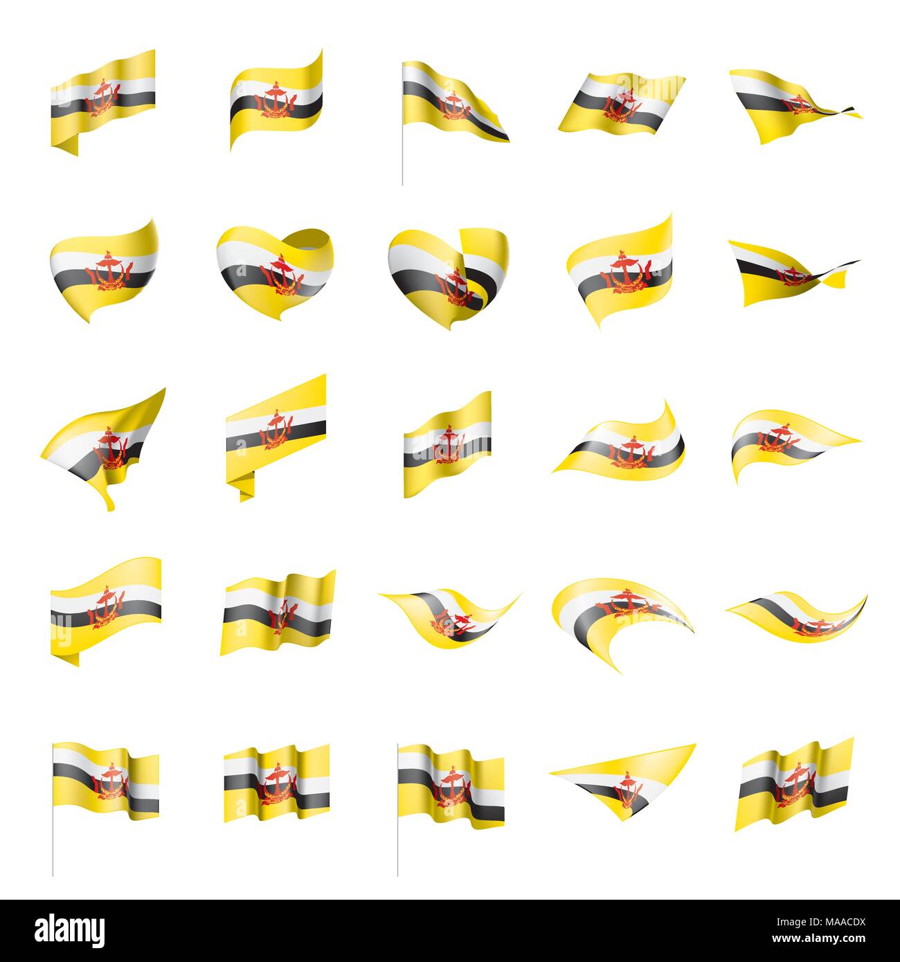 flag, vector illustration on a white background Stock Vector Image ...