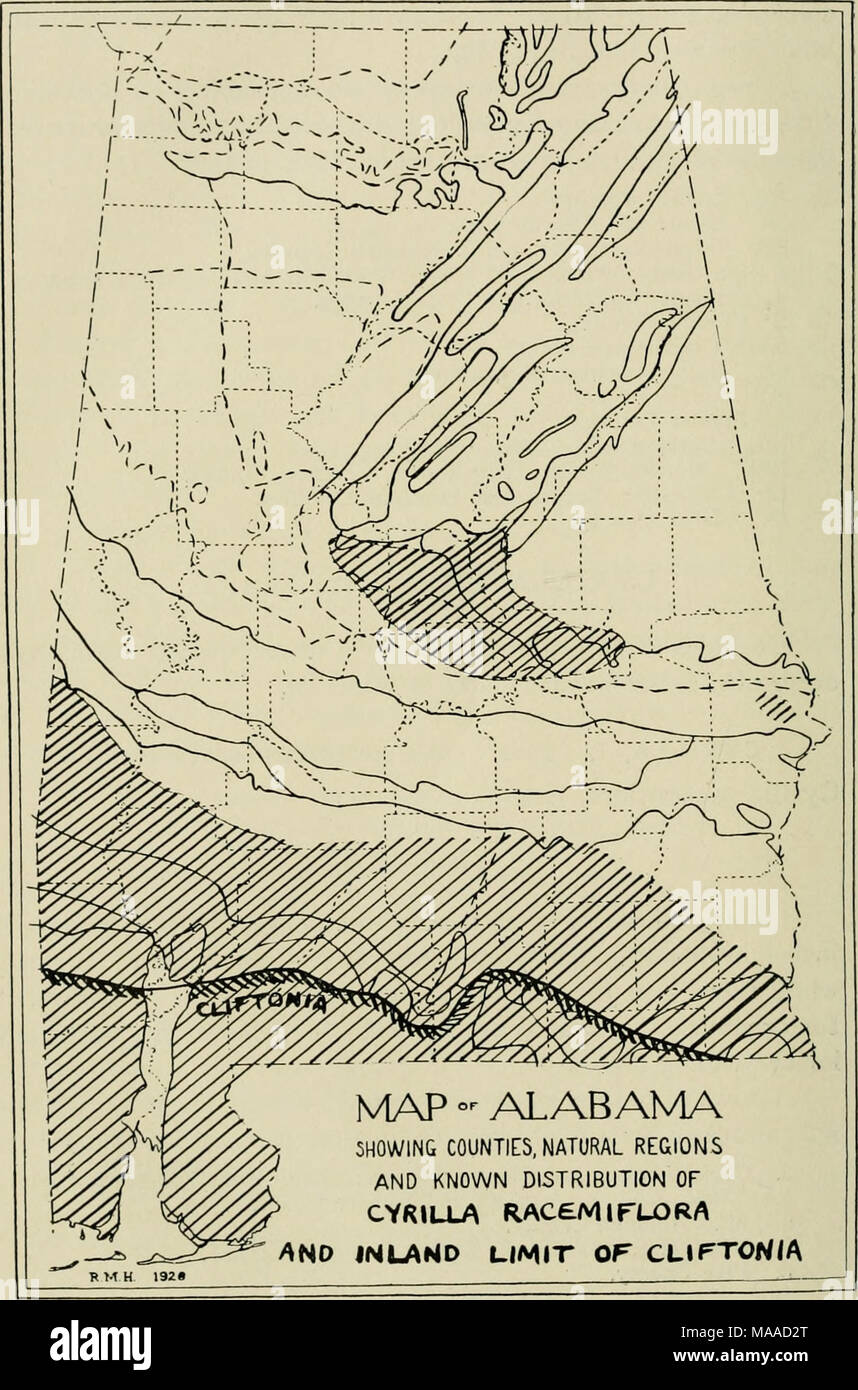 . Economic botany of Alabama . Map 20. Approximate distribution of ...