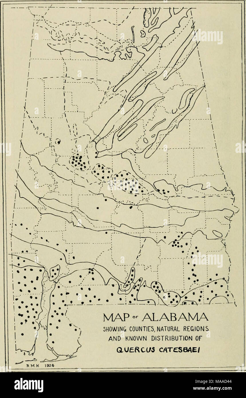 . Economic botany of Alabama . MAP °^ ALABAMA SHOWING COUNTIES, NATURAL ...
