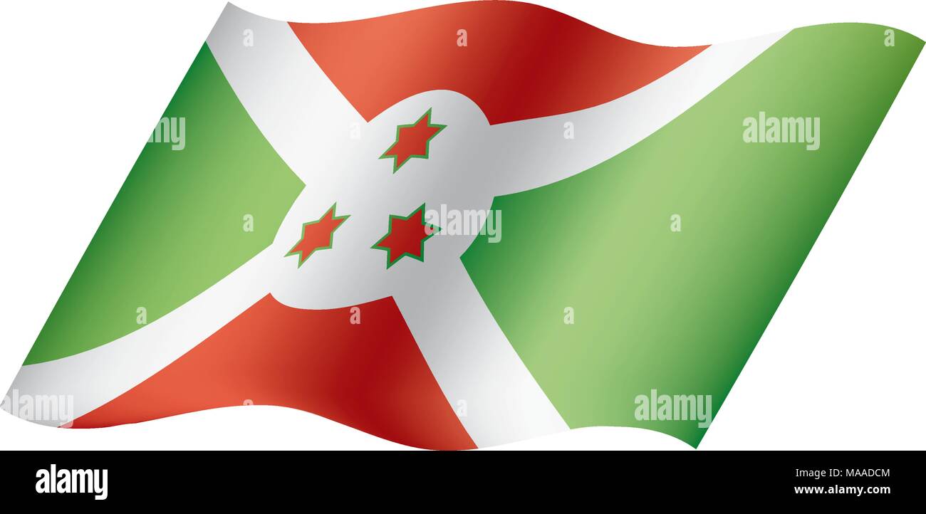 Burundi Flag Vector Illustration Stock Vector Image And Art Alamy