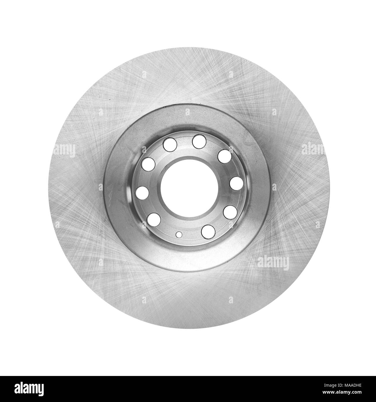 The brake disc isolated on a white background Stock Photo - Alamy