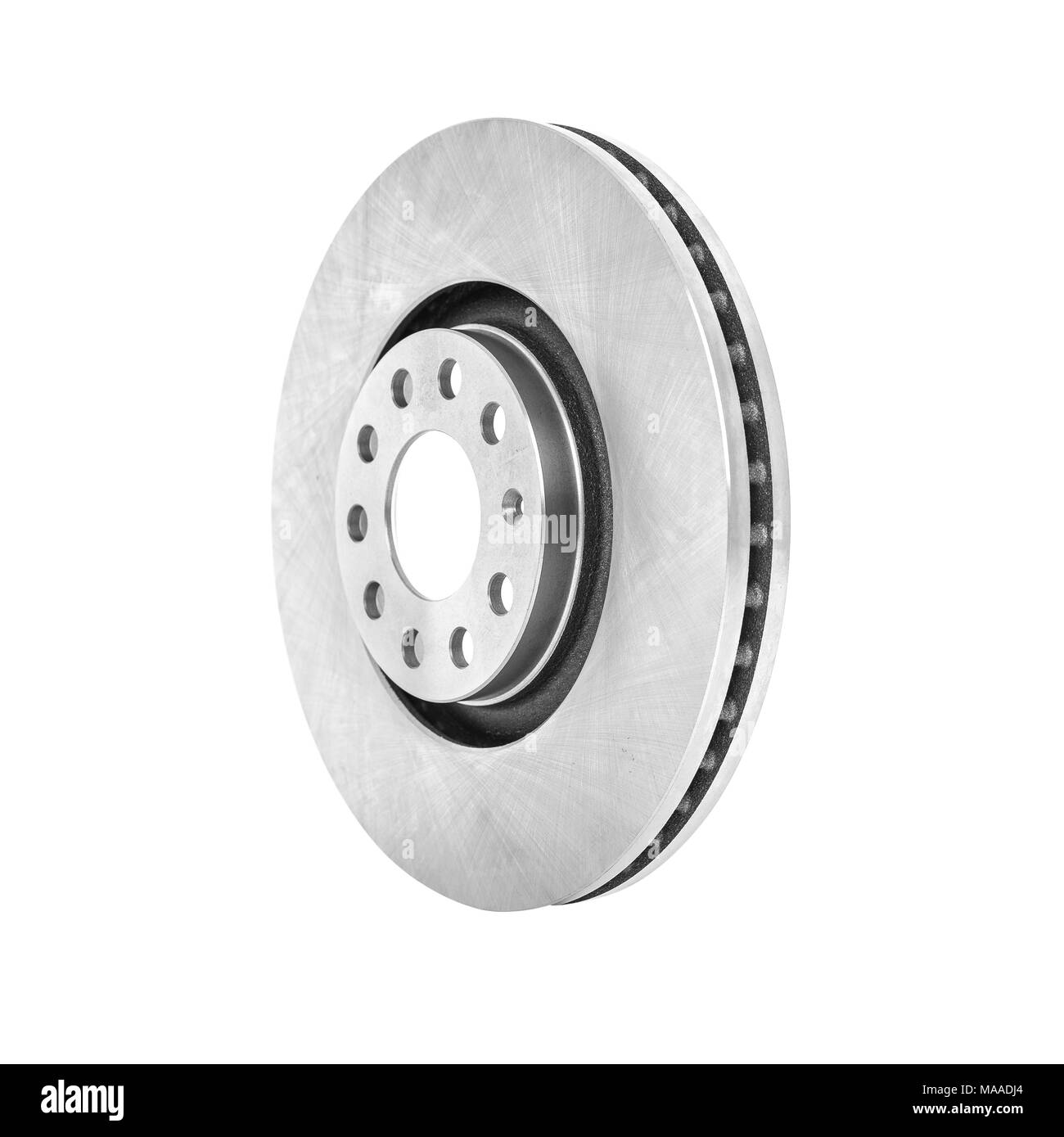 The brake disc isolated on a white background Stock Photo - Alamy