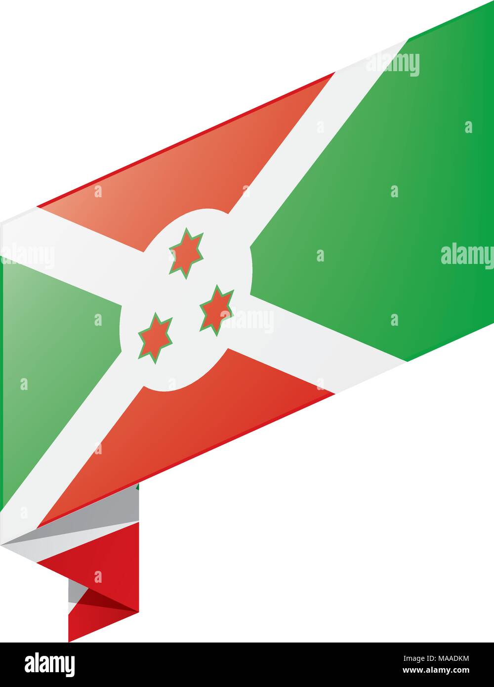 Burundi Flag Vector Illustration Stock Vector Image And Art Alamy