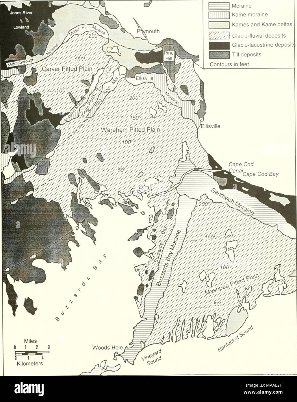 . Ecology of Buzzards Bay : an estuarine profile . 0 2 4 Kilometers Fig ...