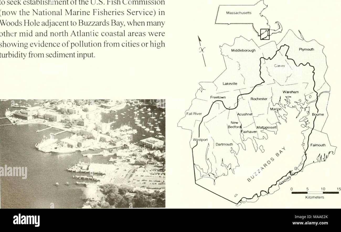 . Ecology of Buzzards Bay : an estuarine profile . Fig. 1.2. Aerial ...