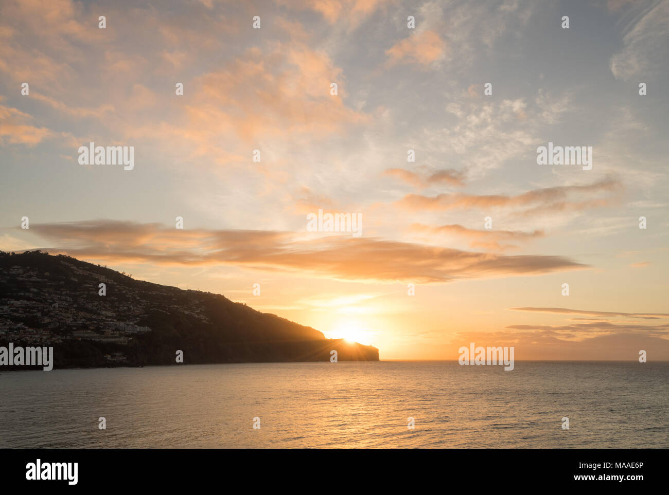 Beautiful sunrise over madeira hi-res stock photography and images - Alamy