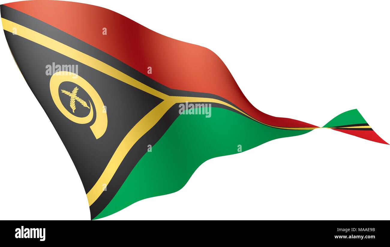 Vanuatu flag, vector illustration Stock Vector Image & Art - Alamy