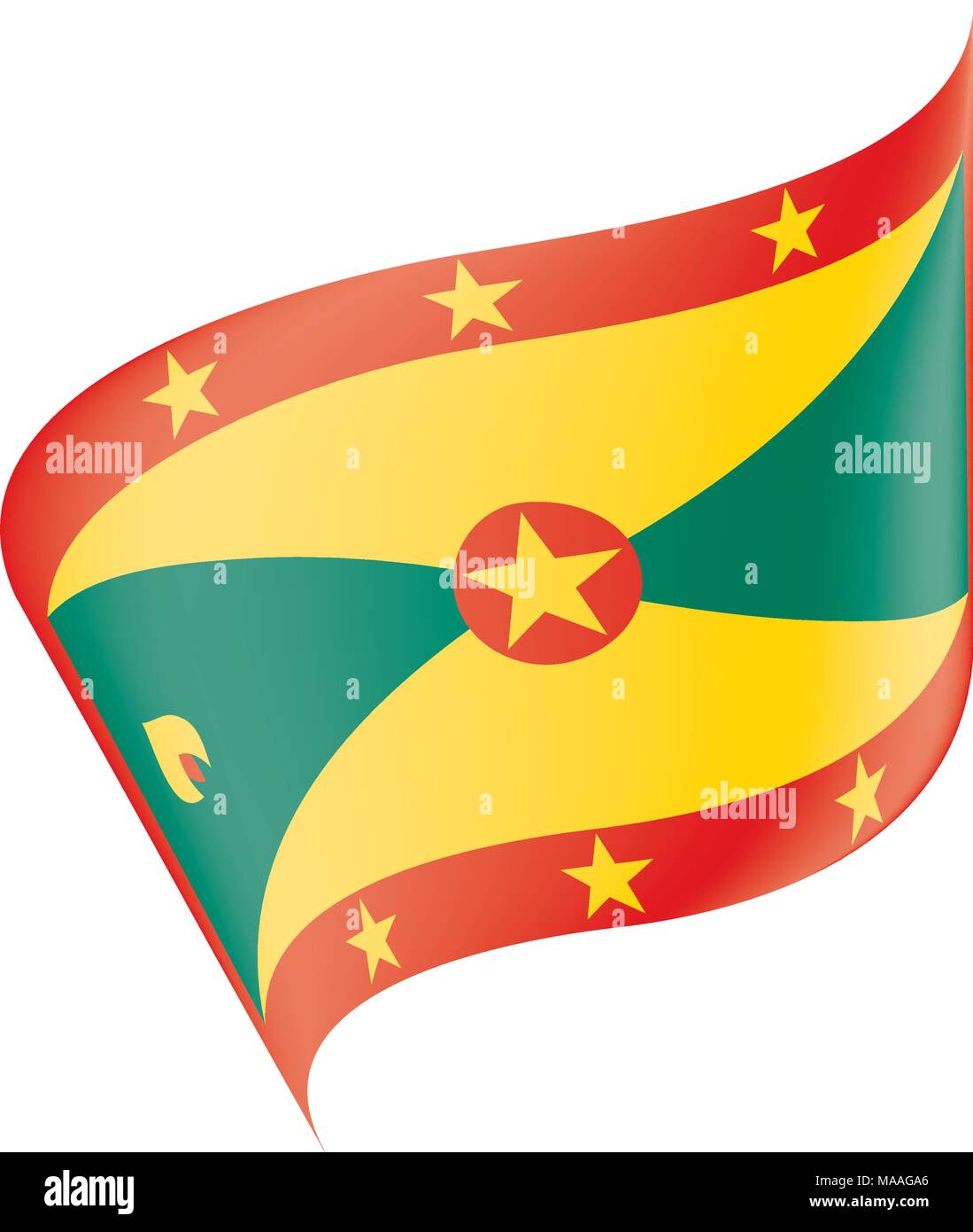 Grenada flag, vector illustration Stock Vector Image & Art - Alamy