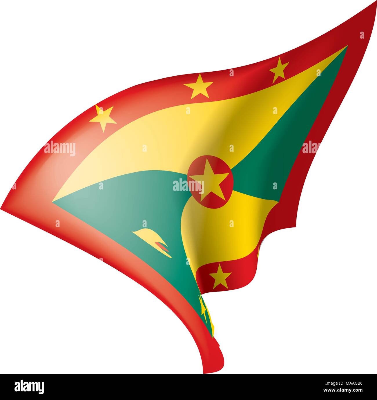 Grenada flag, vector illustration Stock Vector Image & Art - Alamy