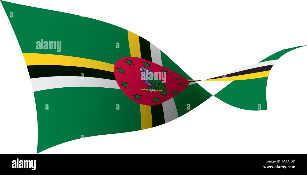 Dominica flag, vector illustration Stock Vector Image & Art - Alamy