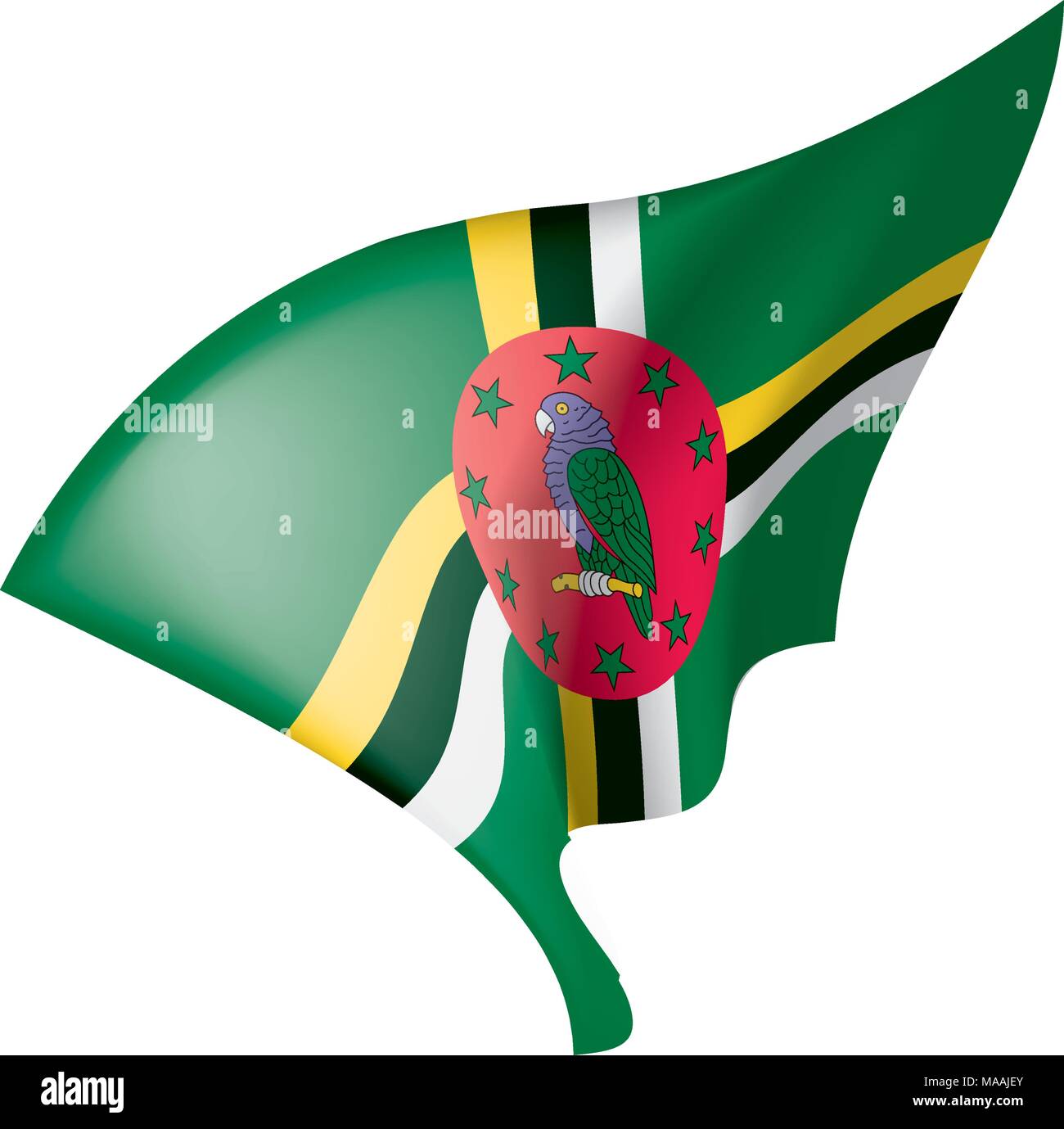 Dominica flag, vector illustration Stock Vector Image & Art - Alamy