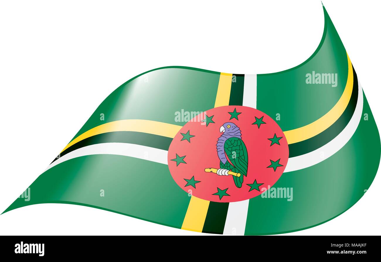 Dominica flag, vector illustration Stock Vector Image & Art - Alamy