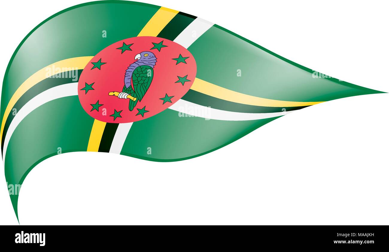 Dominica flag, vector illustration Stock Vector Image & Art - Alamy