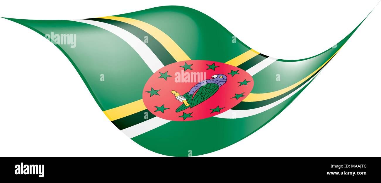 Dominica flag, vector illustration Stock Vector Image & Art - Alamy
