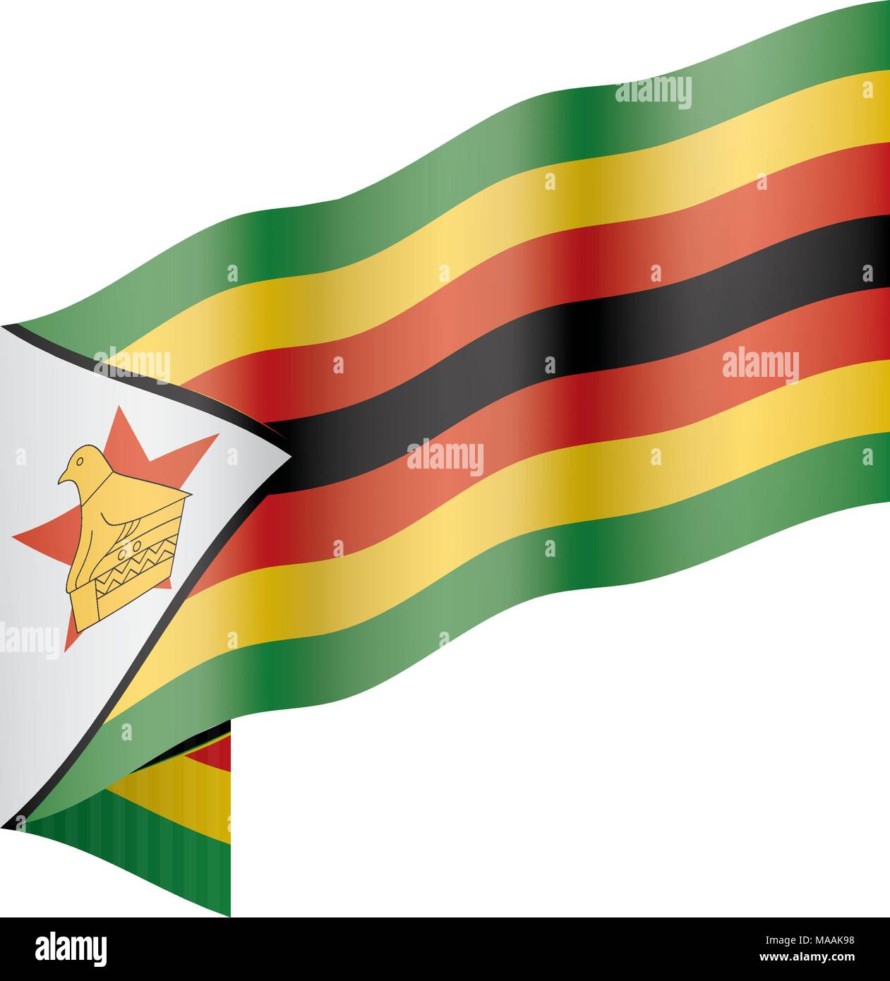 Zimbabwe flag, vector illustration Stock Vector Image & Art - Alamy