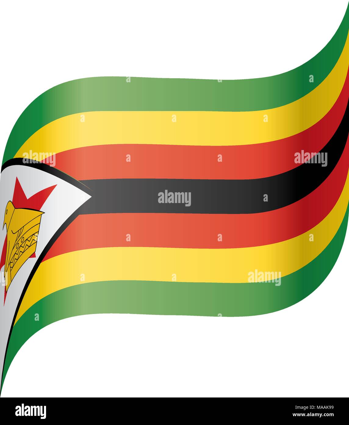 Zimbabwe Flag Vector Illustration Stock Vector Image And Art Alamy