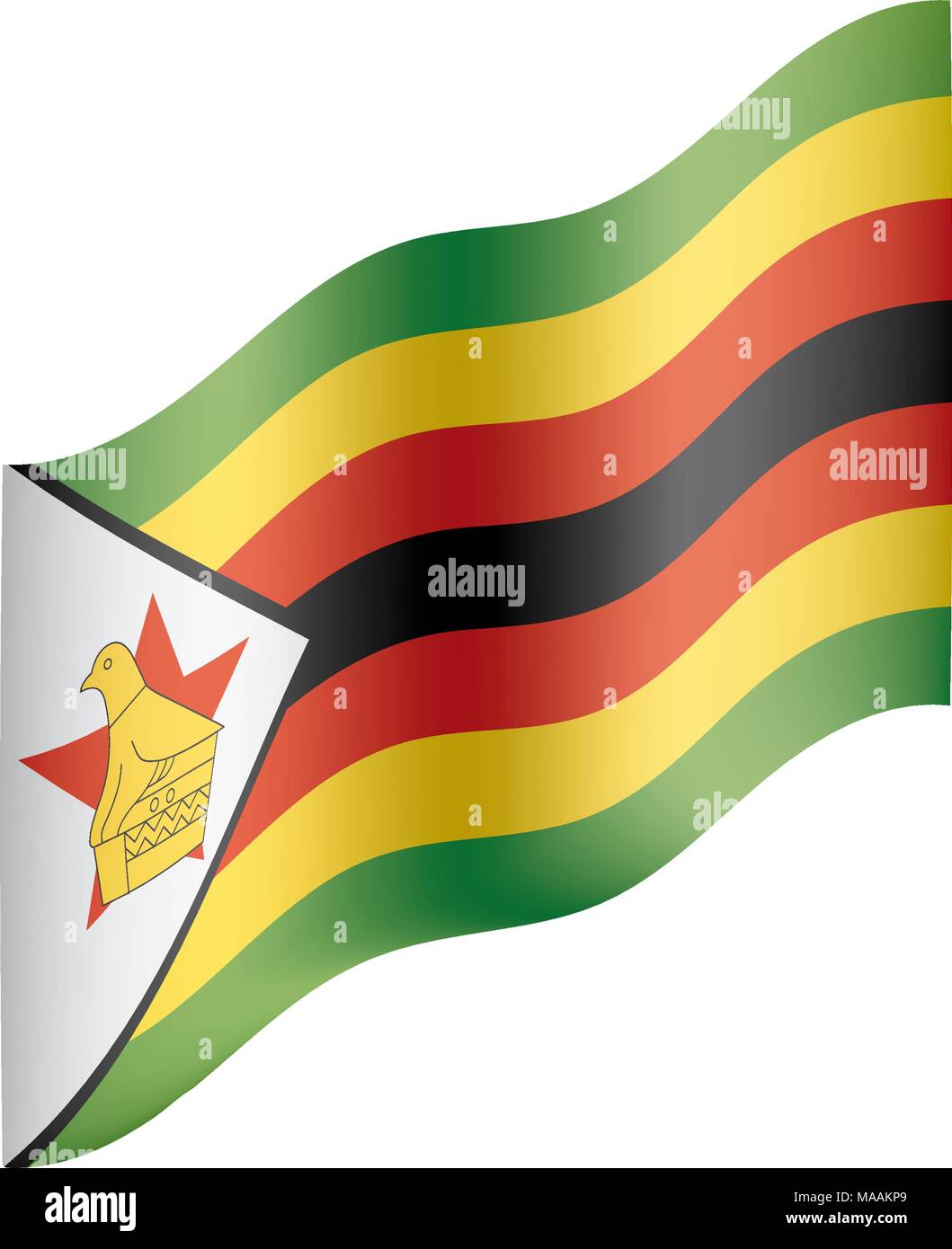 Zimbabwe flag, vector illustration Stock Vector Image & Art - Alamy