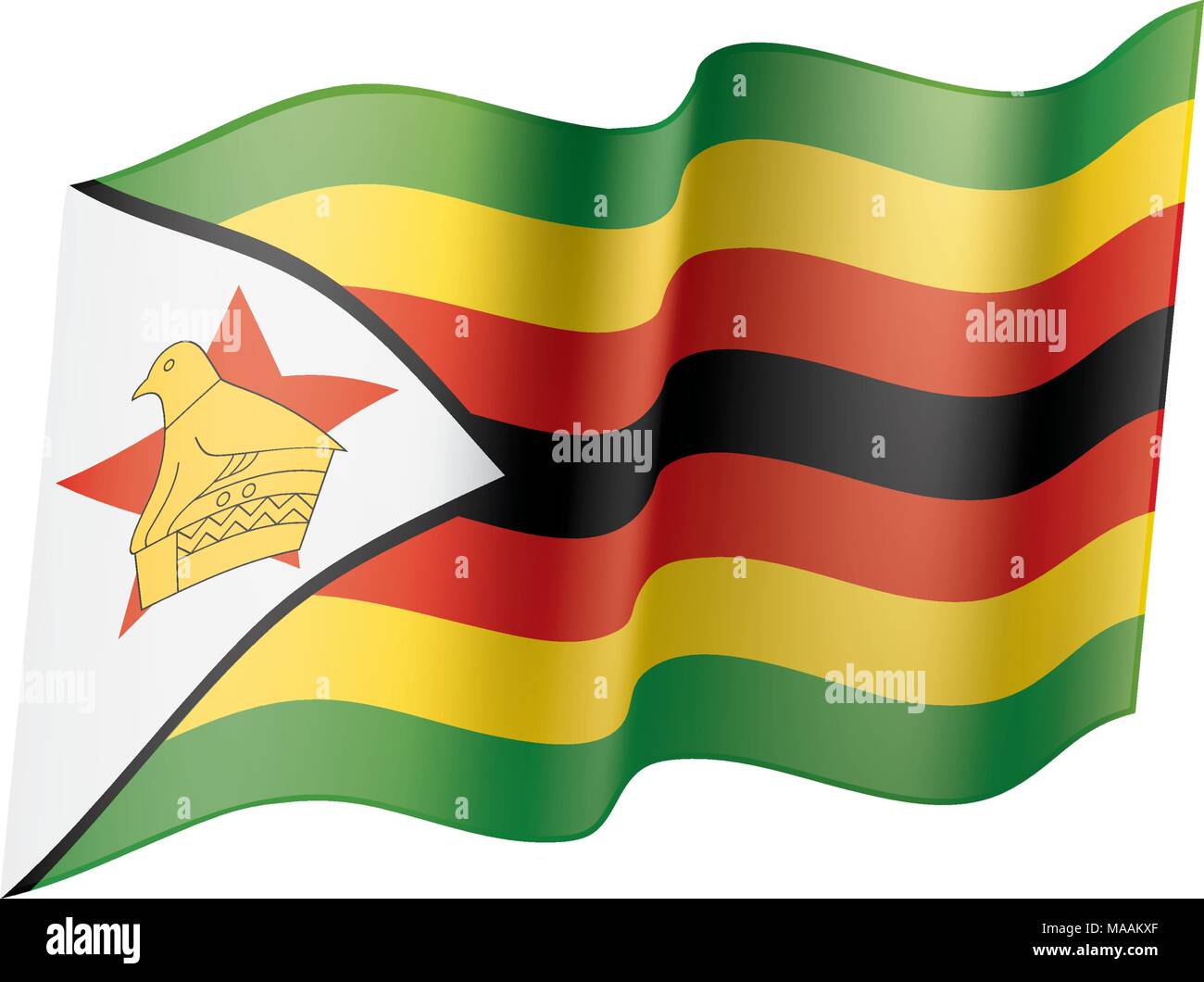 Zimbabwe flag, vector illustration Stock Vector Image & Art - Alamy