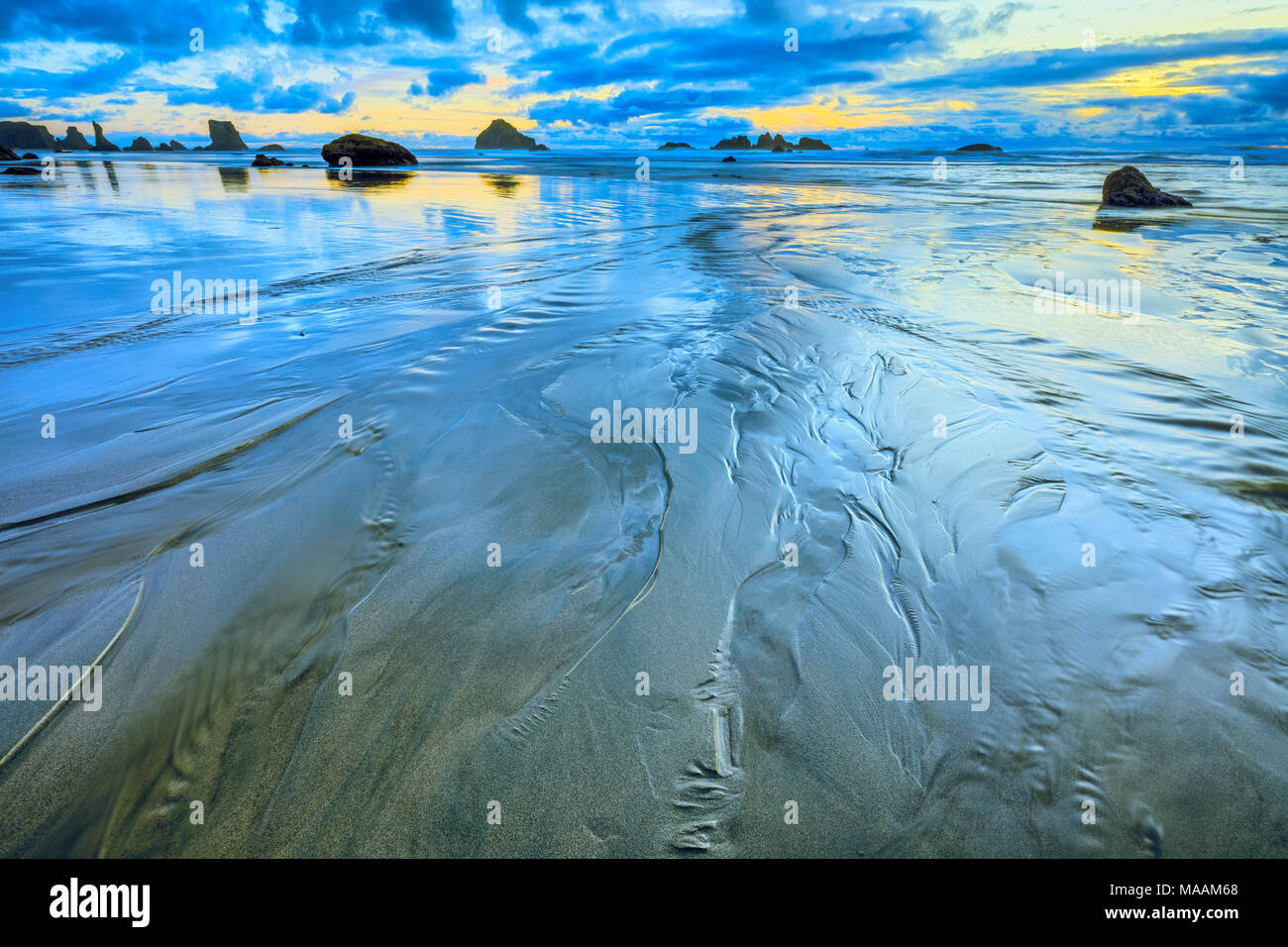 Bandon Beach on the Oregon Coast Stock Photo - Alamy