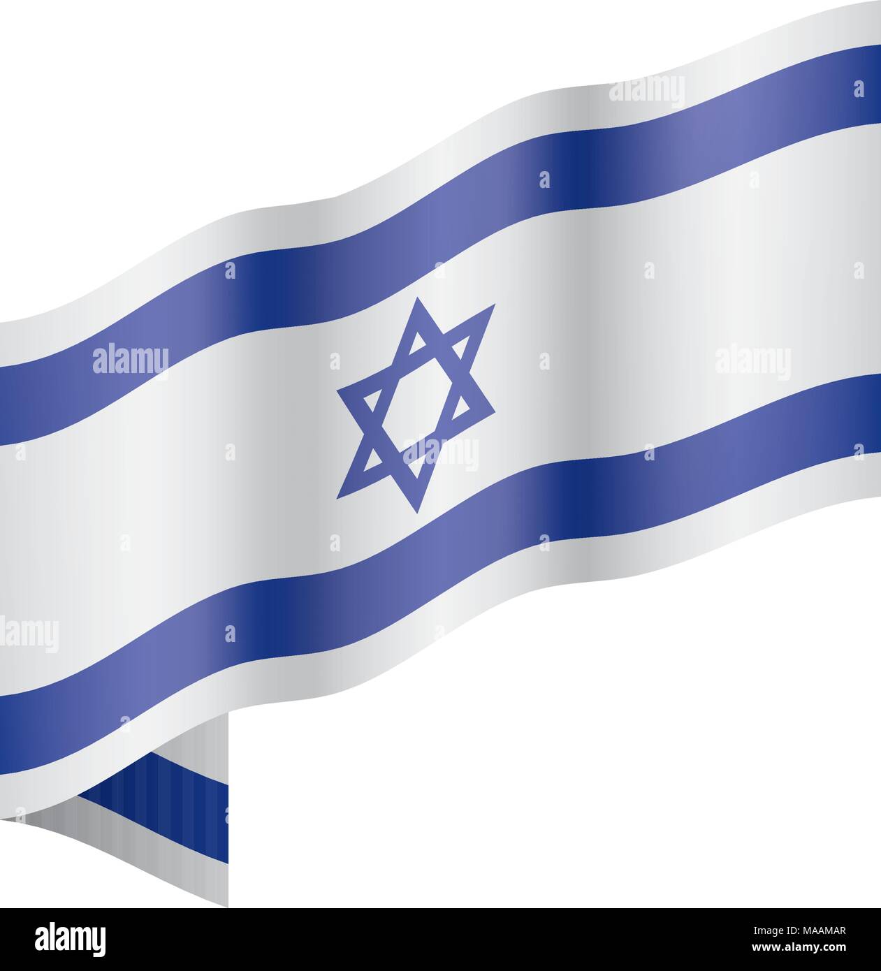 Israel flag, vector illustration Stock Vector Image & Art - Alamy