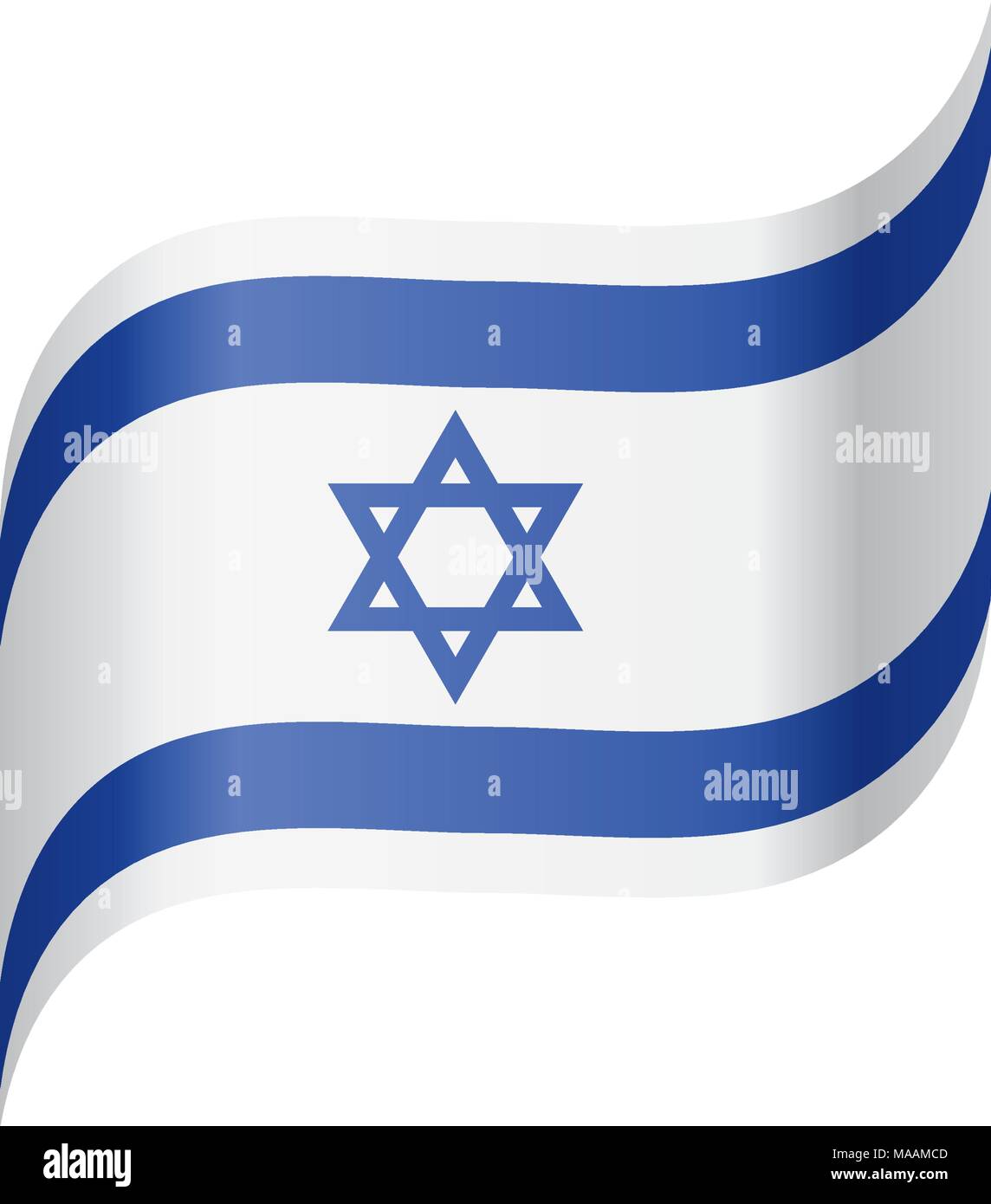 Israel flag, vector illustration Stock Vector Image & Art - Alamy