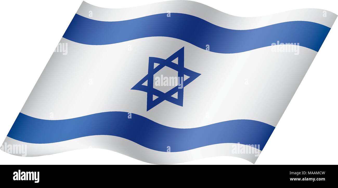 Israel flag, vector illustration Stock Vector Image & Art - Alamy