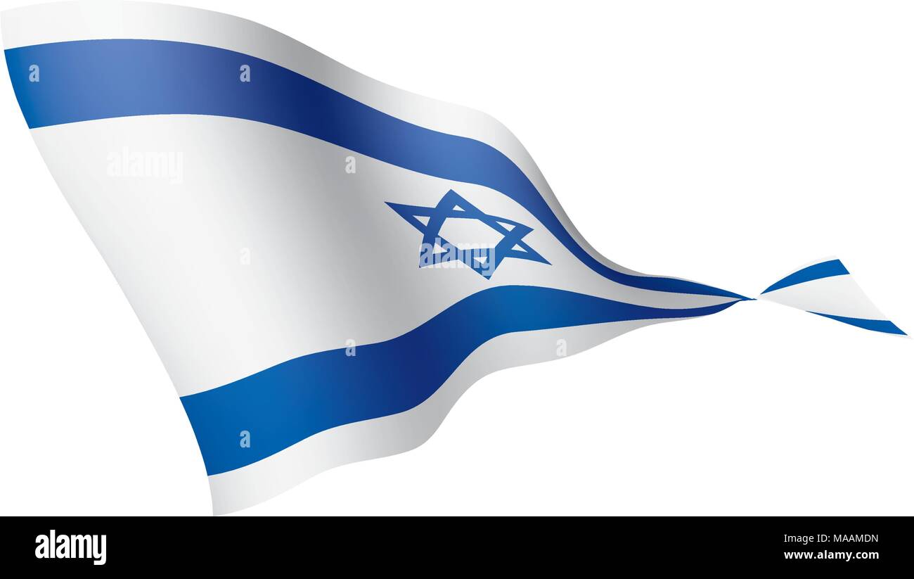 Israel flag, vector illustration Stock Vector Image & Art - Alamy