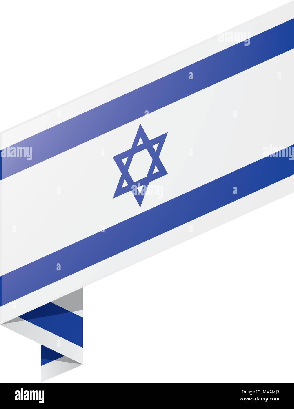 Israel flag, vector illustration Stock Vector Image & Art - Alamy