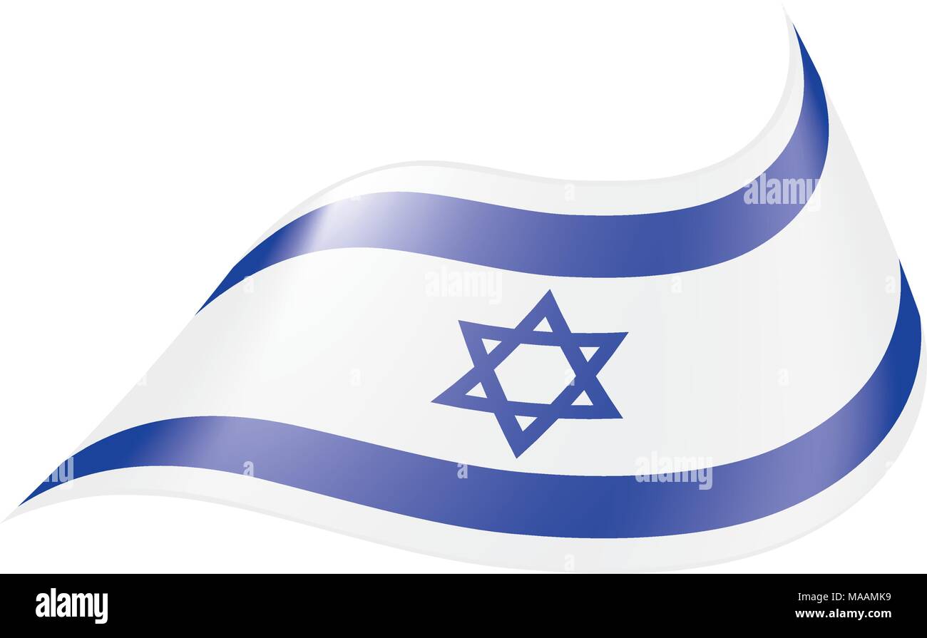 Israel flag, vector illustration Stock Vector Image & Art - Alamy