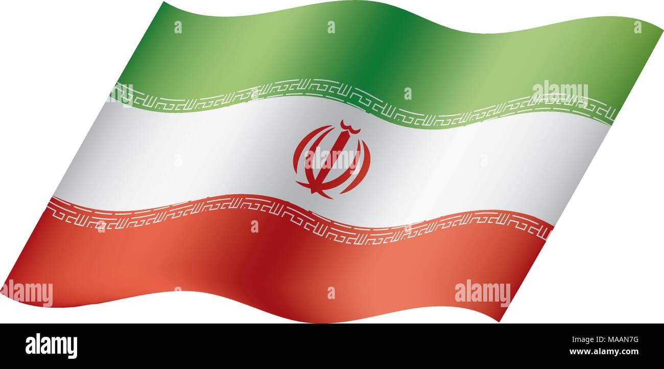 Iran flag, vector illustration Stock Vector Image & Art - Alamy