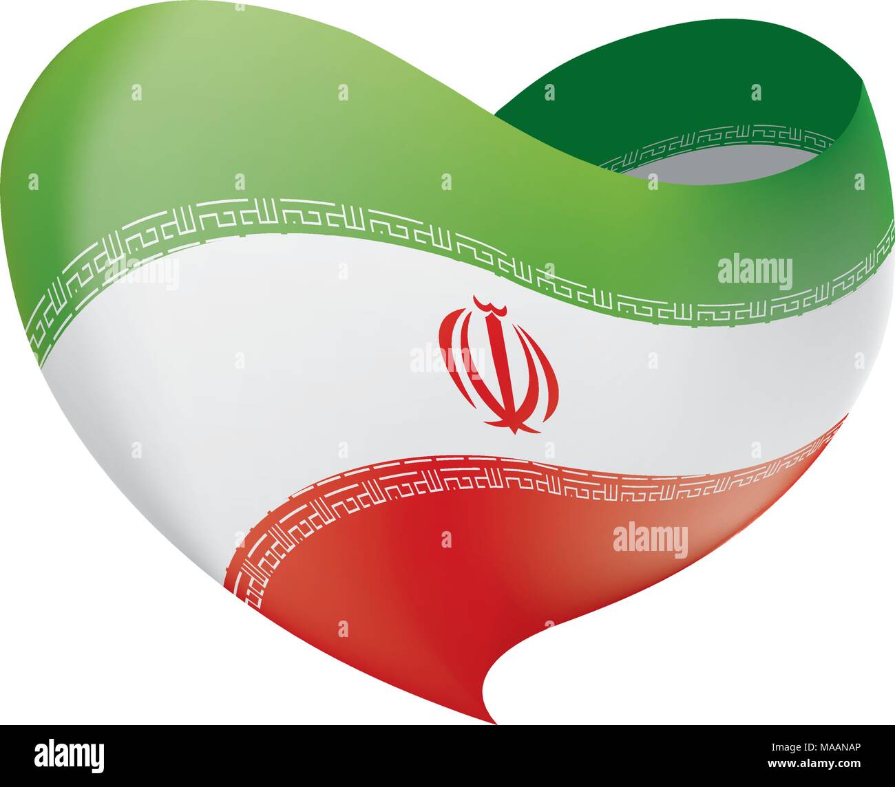Iran flag, vector illustration Stock Vector Image & Art - Alamy