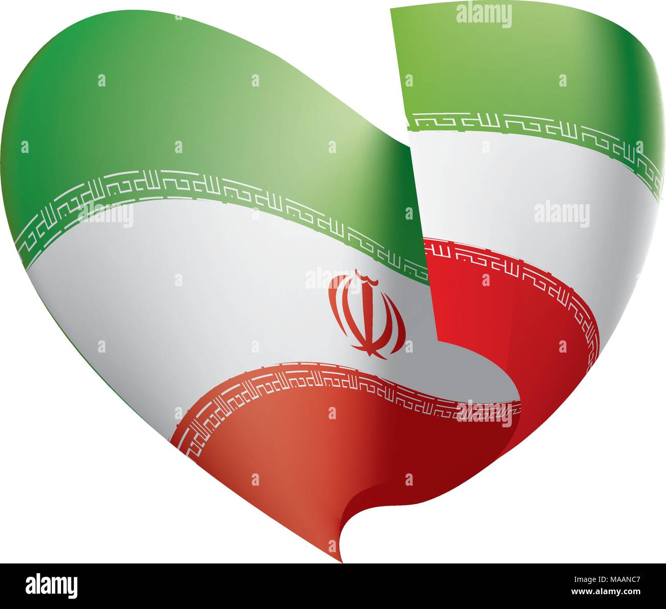 Iran flag, vector illustration Stock Vector Image & Art - Alamy