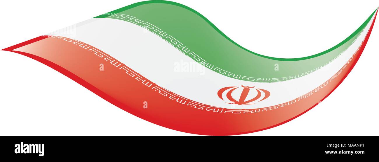 Iran flag, vector illustration Stock Vector Image & Art - Alamy
