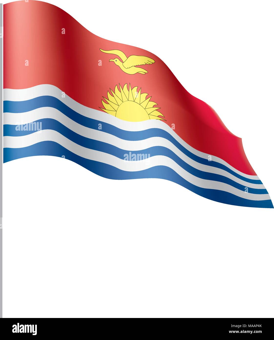 Kiribati flag, vector illustration Stock Vector Image & Art - Alamy
