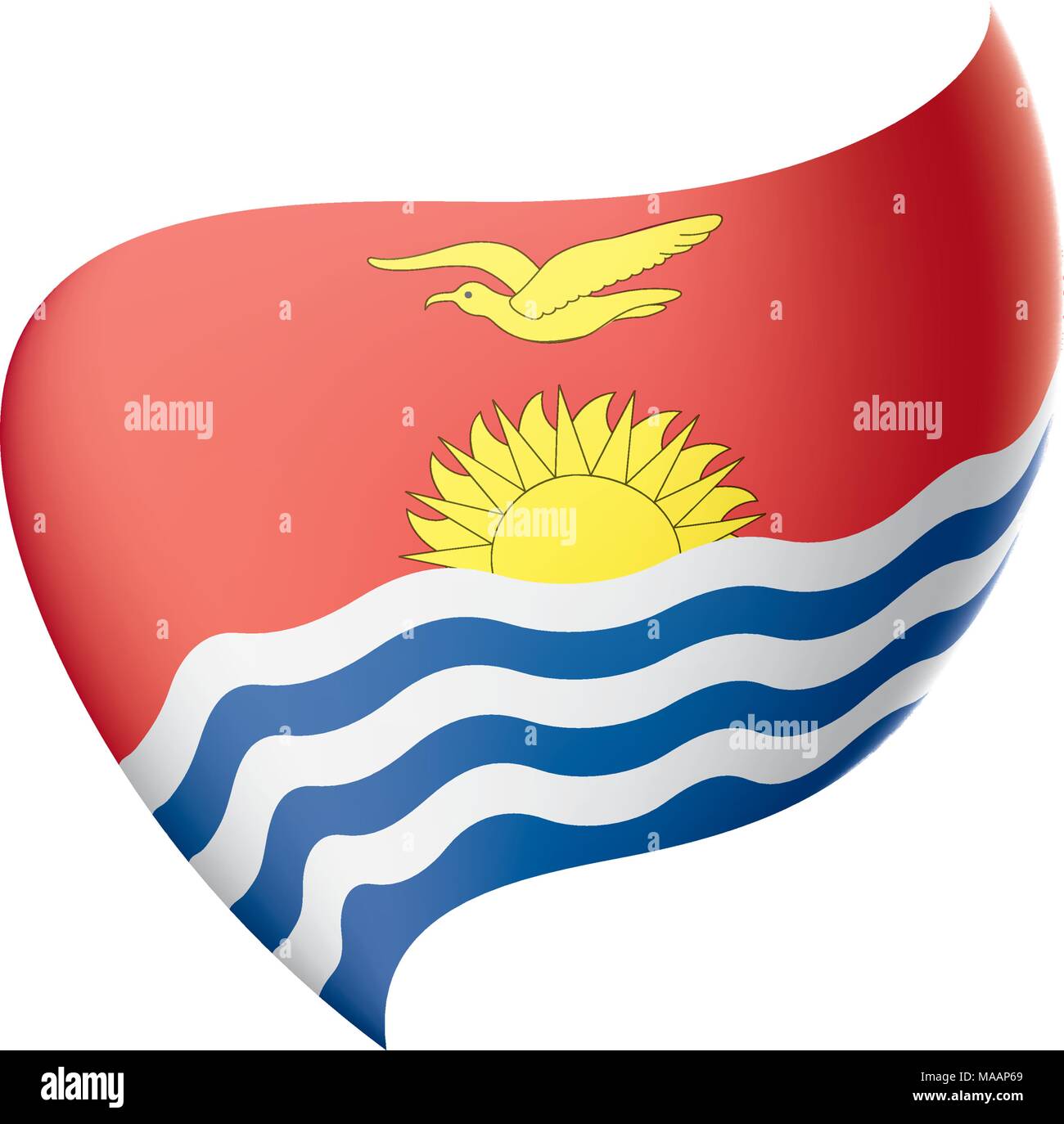 Kiribati flag, vector illustration Stock Vector Image & Art - Alamy