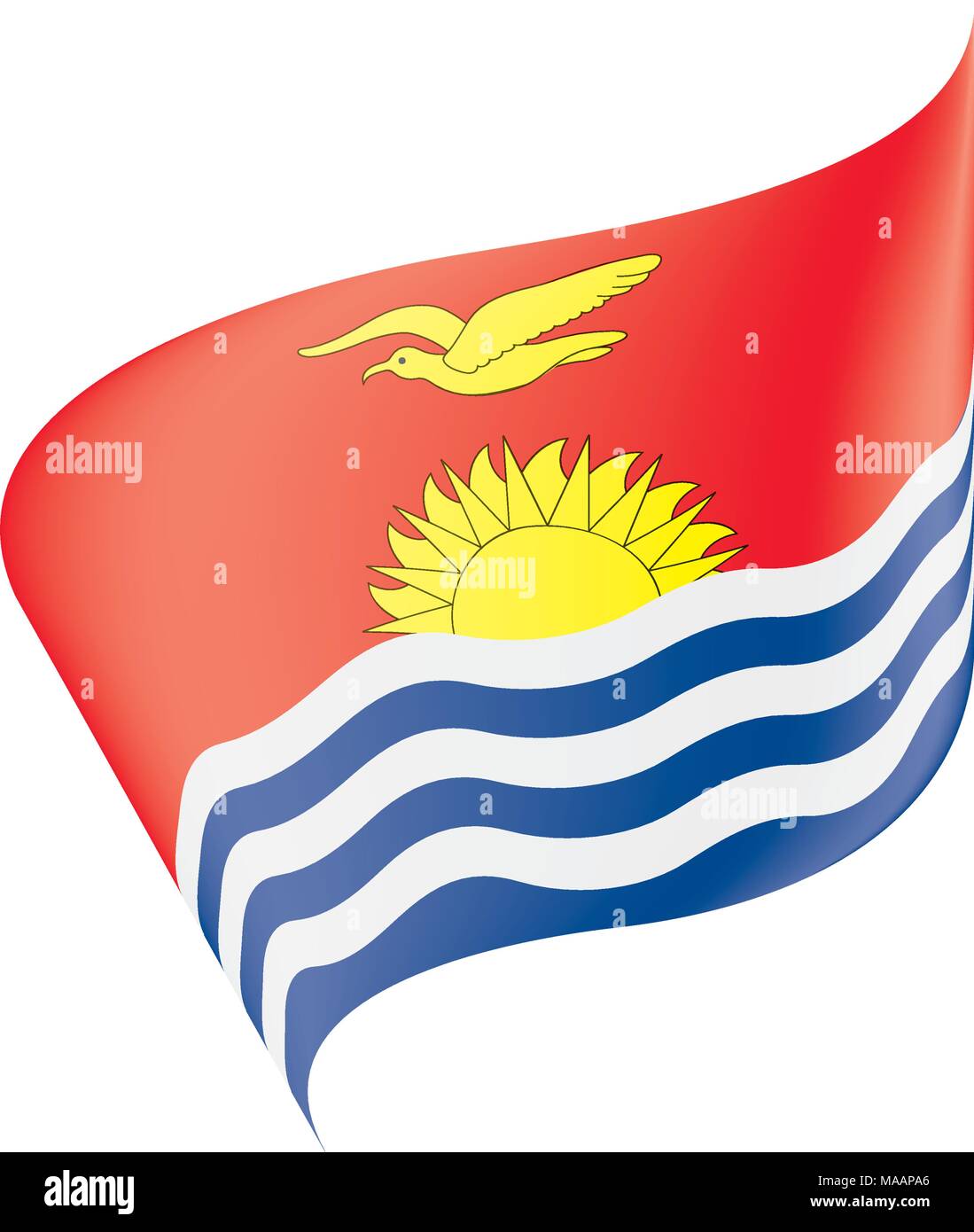 Kiribati flag, vector illustration Stock Vector Image & Art - Alamy