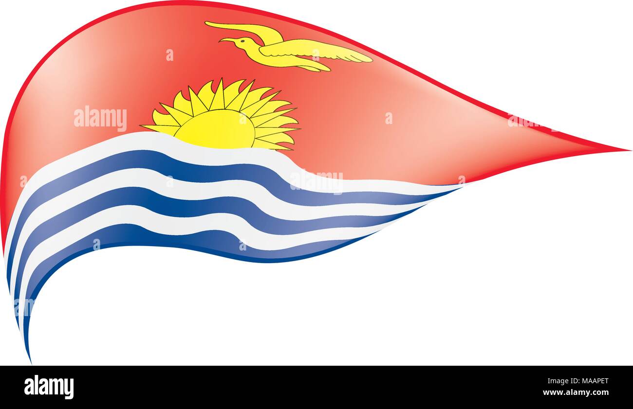 Kiribati flag, vector illustration Stock Vector Image & Art - Alamy