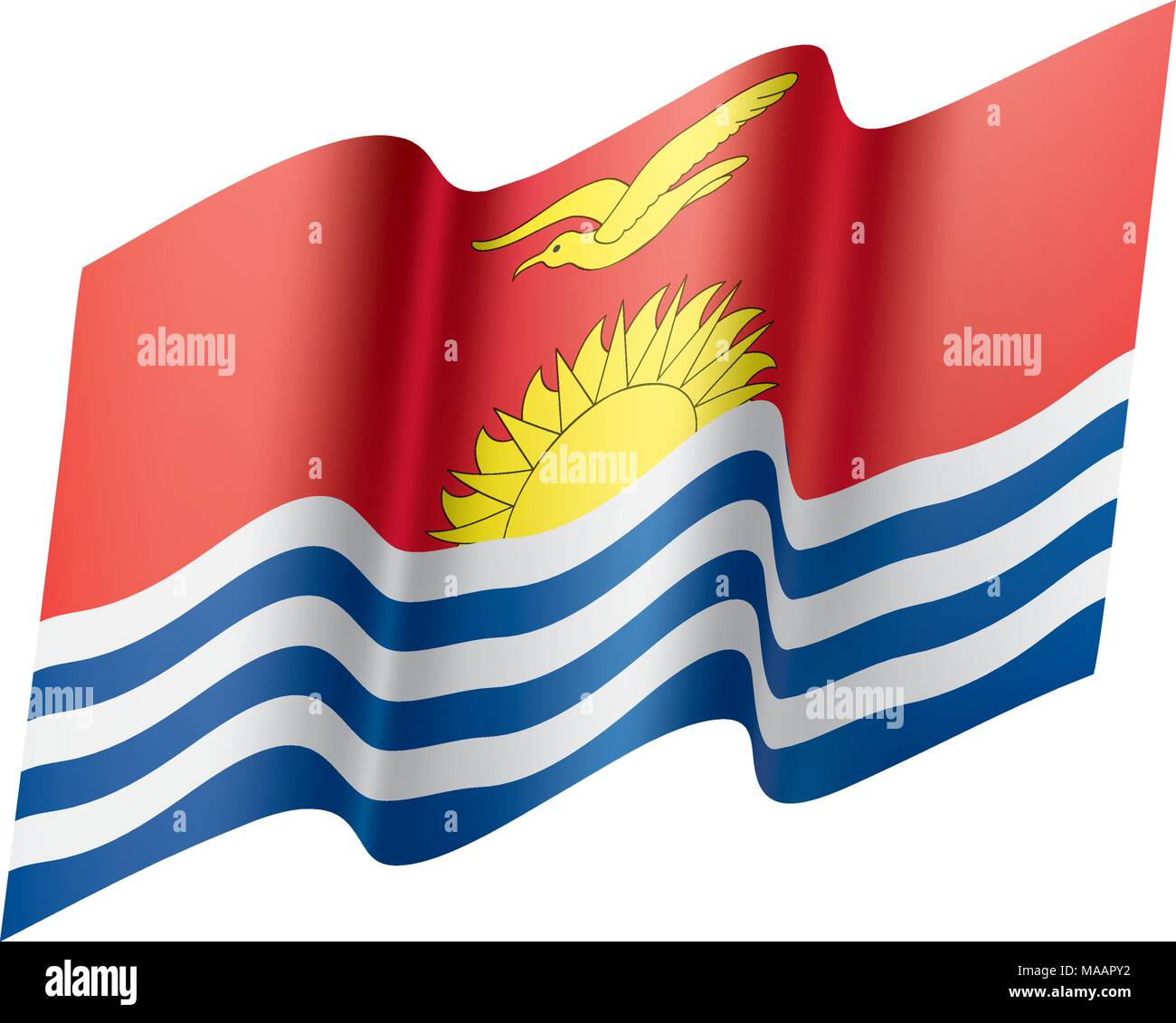 Kiribati flag, vector illustration Stock Vector Image & Art - Alamy