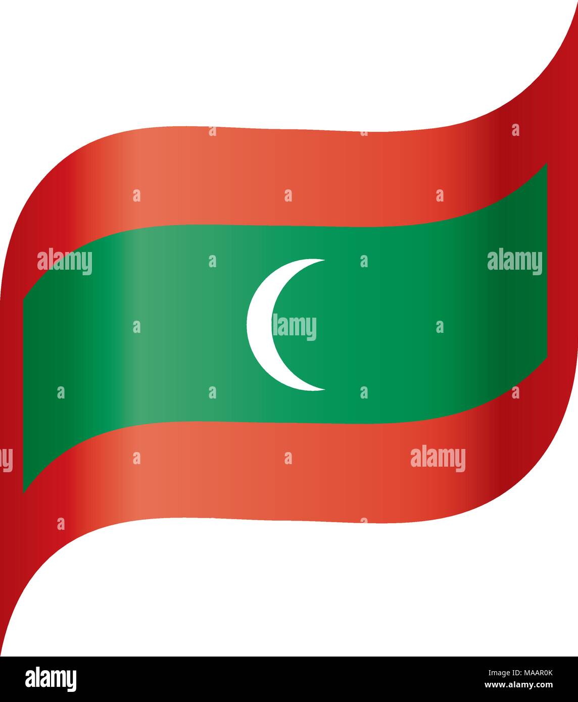 Maldives flag, vector illustration Stock Vector Image & Art - Alamy