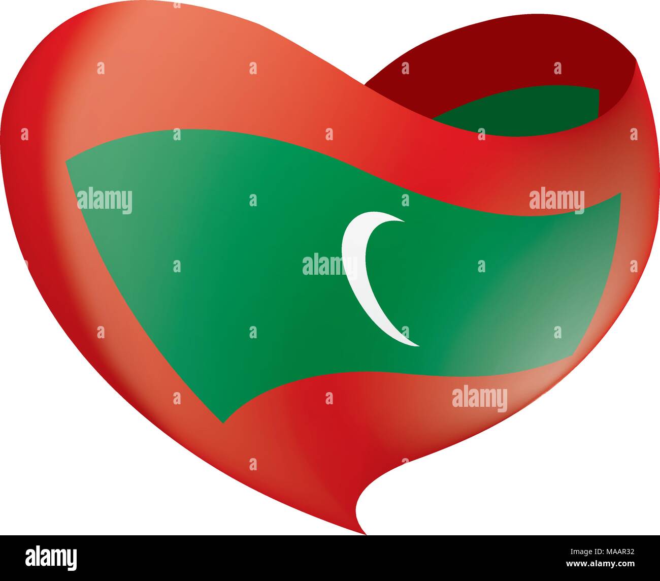 Maldives flag, vector illustration Stock Vector Image & Art - Alamy