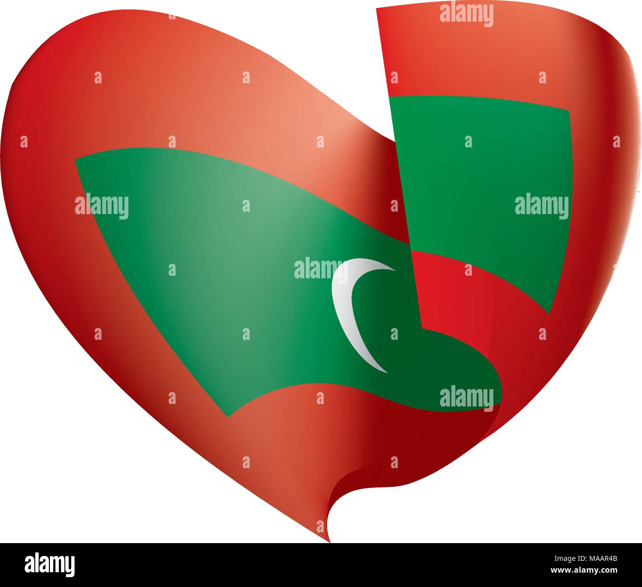 Maldives flag, vector illustration Stock Vector Image & Art - Alamy