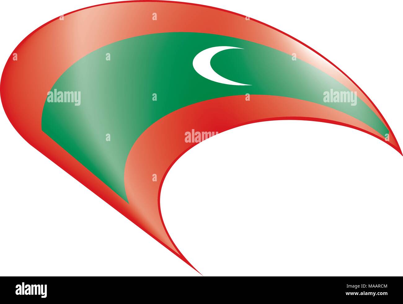 Maldives flag, vector illustration Stock Vector Image & Art - Alamy