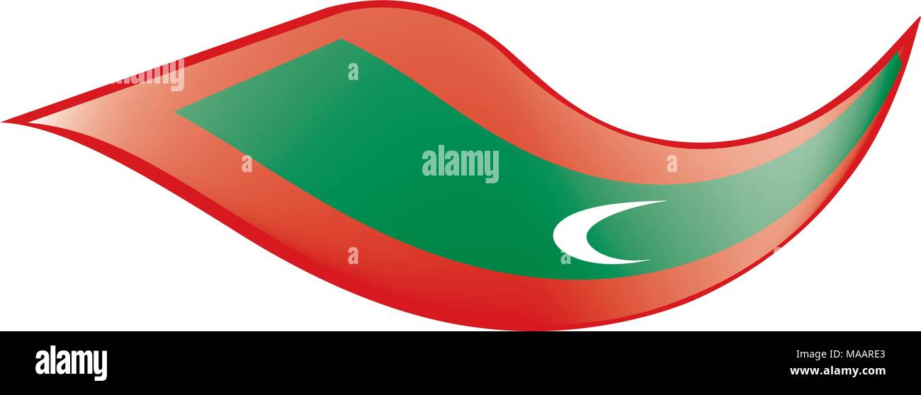 Maldives flag, vector illustration Stock Vector Image & Art - Alamy