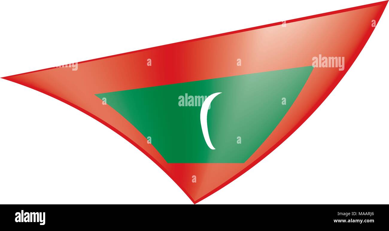 Maldives flag, vector illustration Stock Vector Image & Art - Alamy